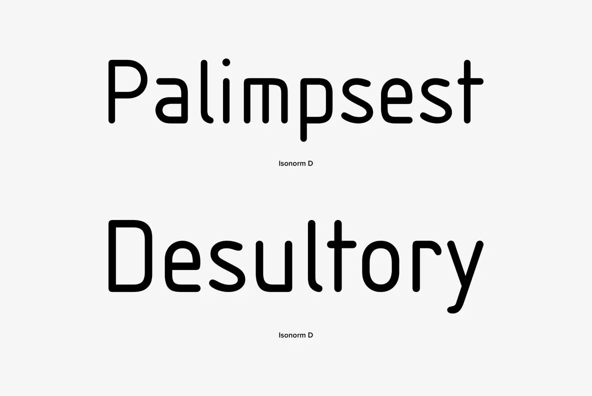 Isonorm Font - YouWorkForThem