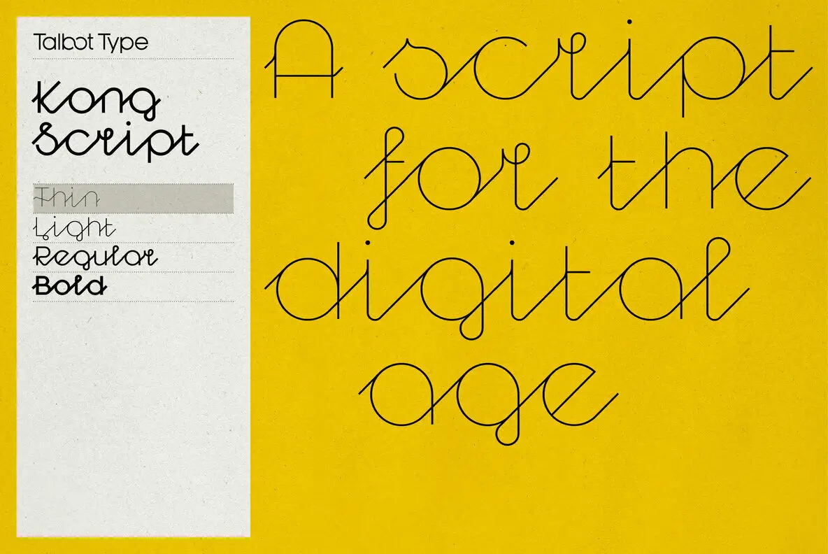 Kong Script Font - FontPath