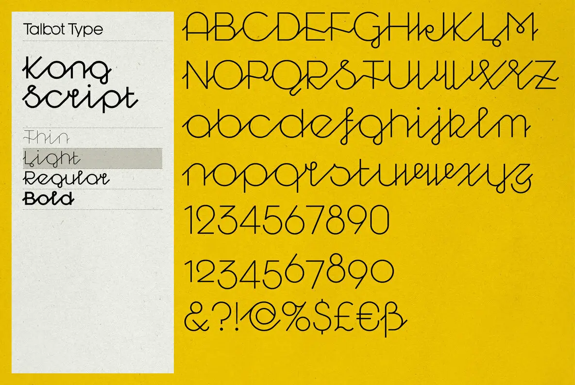 Kong Script Font - FontPath