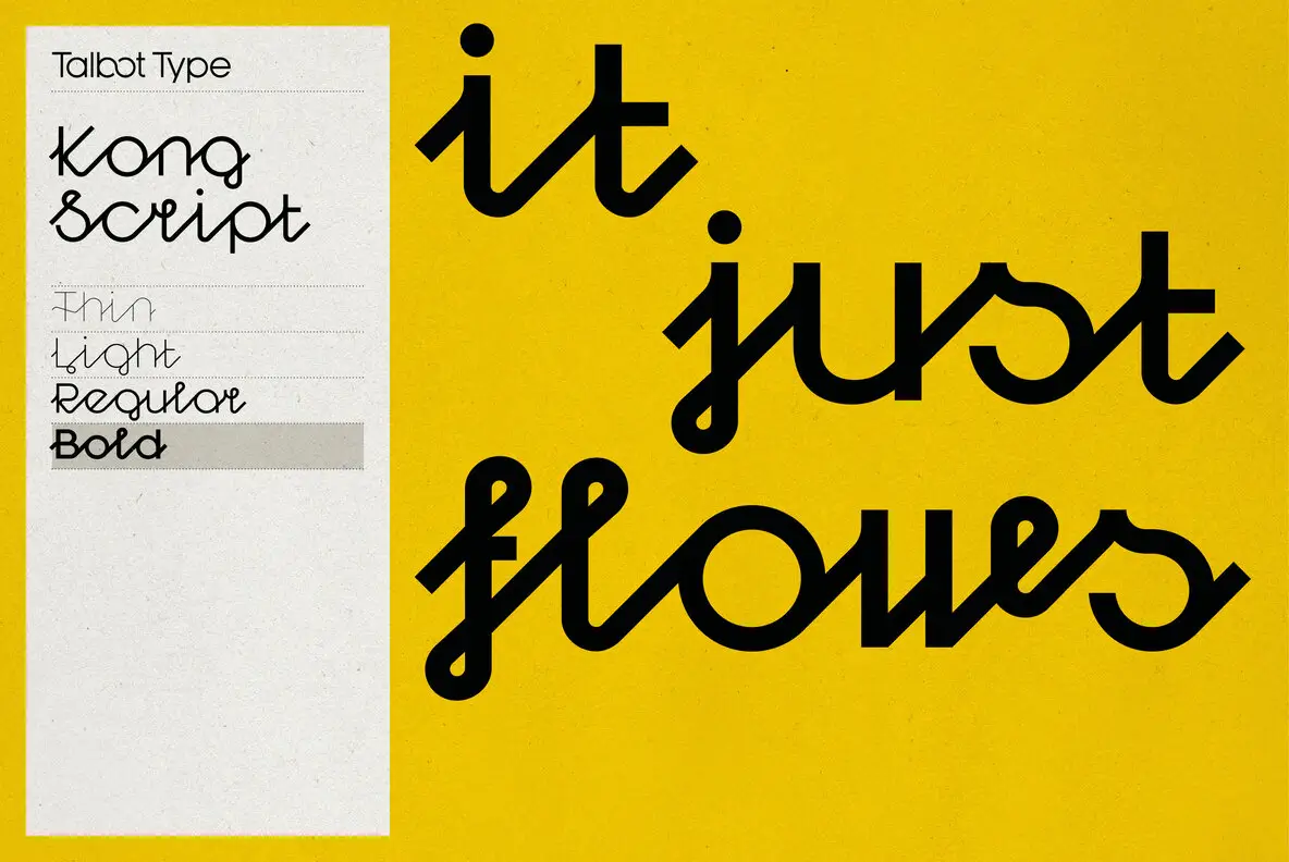 Kong Script Font - YouWorkForThem