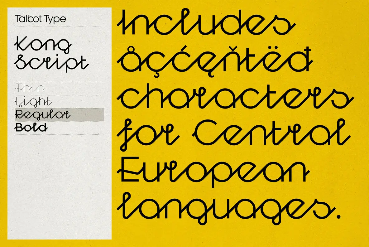 Kong Script Font - YouWorkForThem