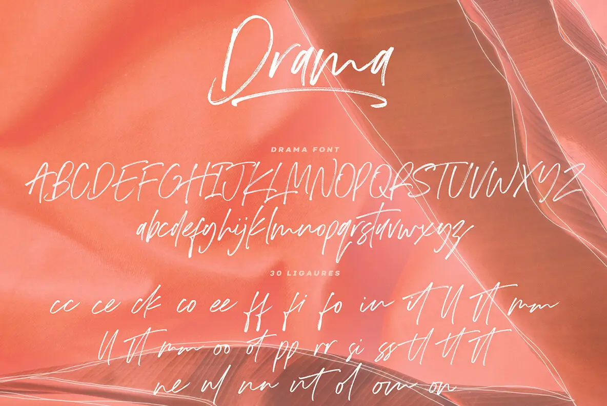 Drama Font - YouWorkForThem