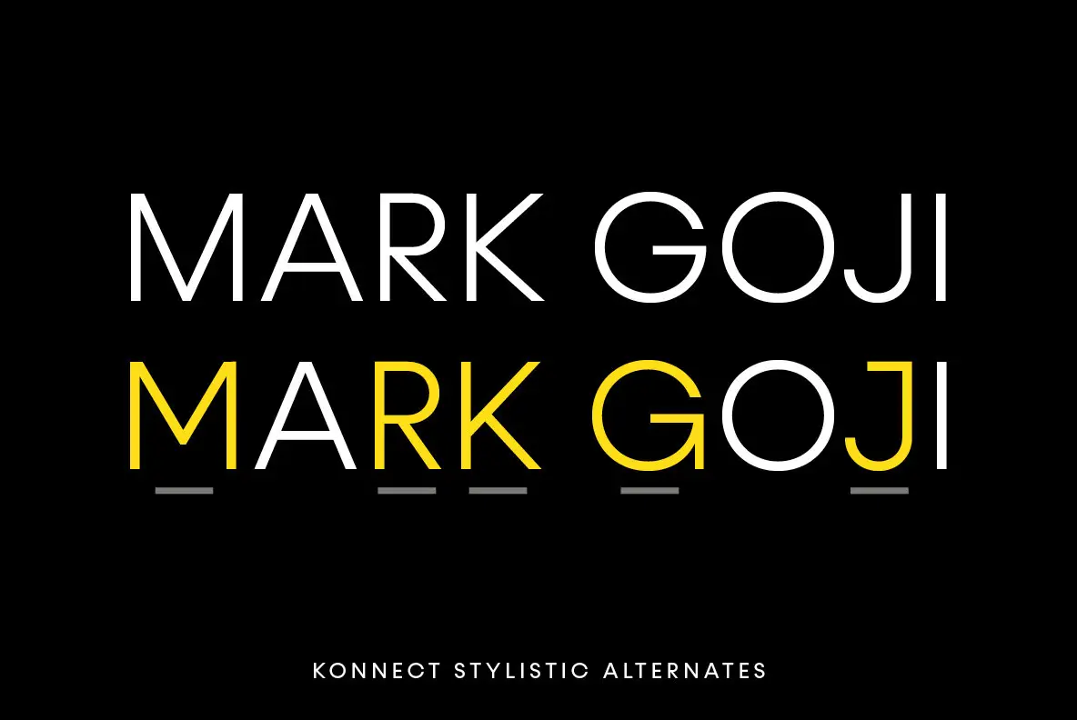 Konnect Font - YouWorkForThem