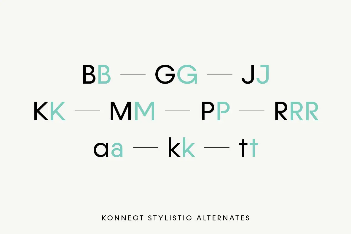 Konnect Font - YouWorkForThem