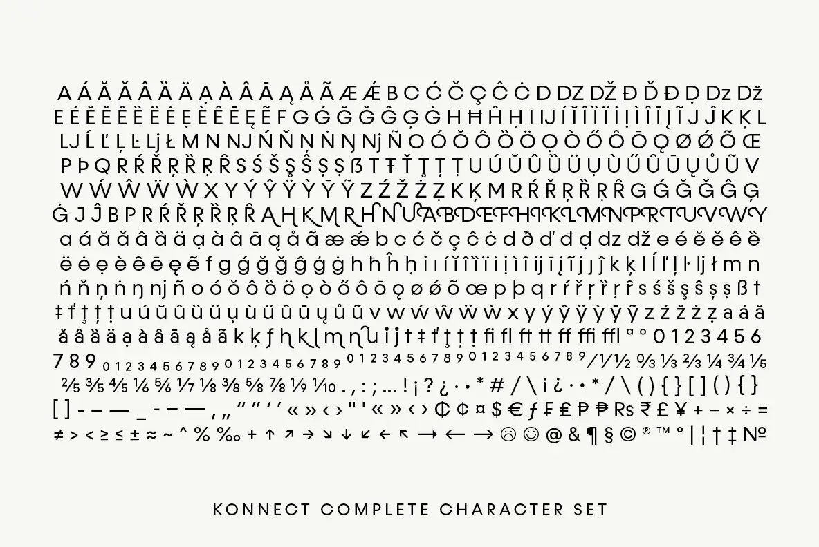 Konnect Font - YouWorkForThem