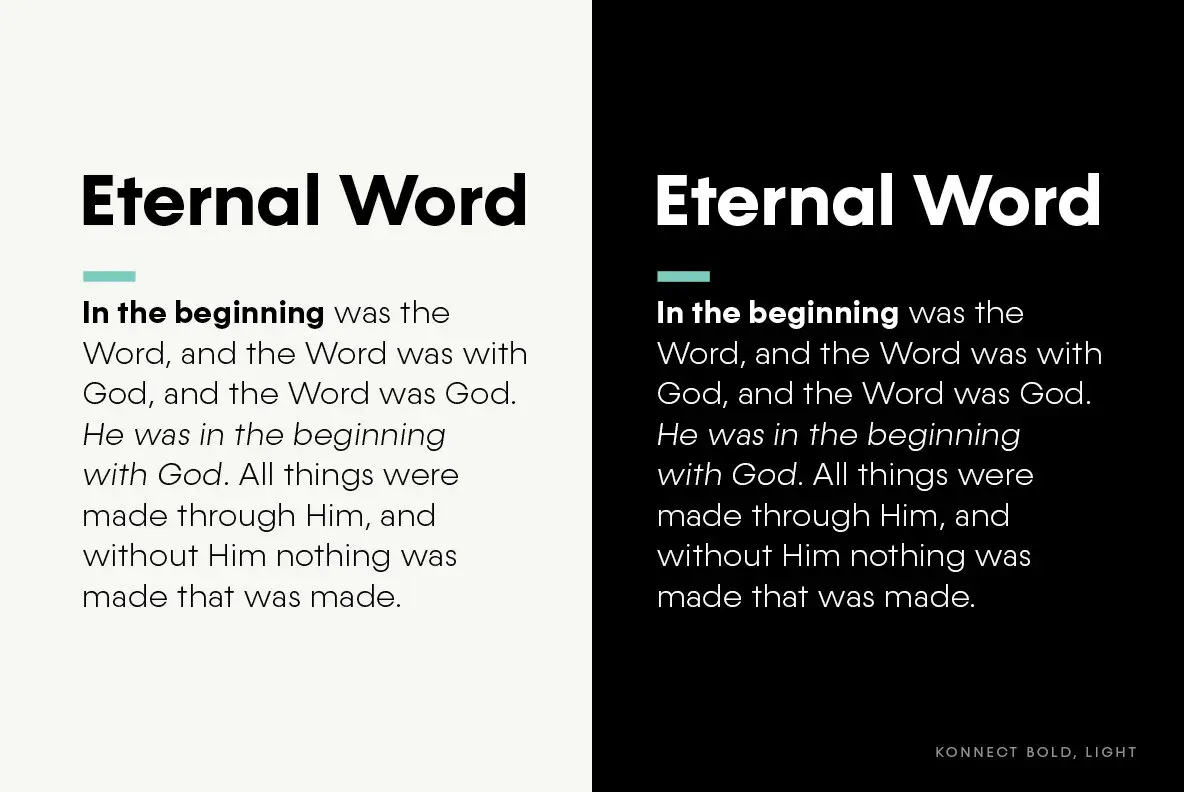 Konnect Font - YouWorkForThem