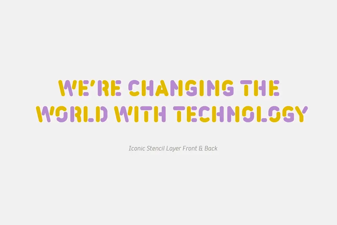 Iconic Font - YouWorkForThem