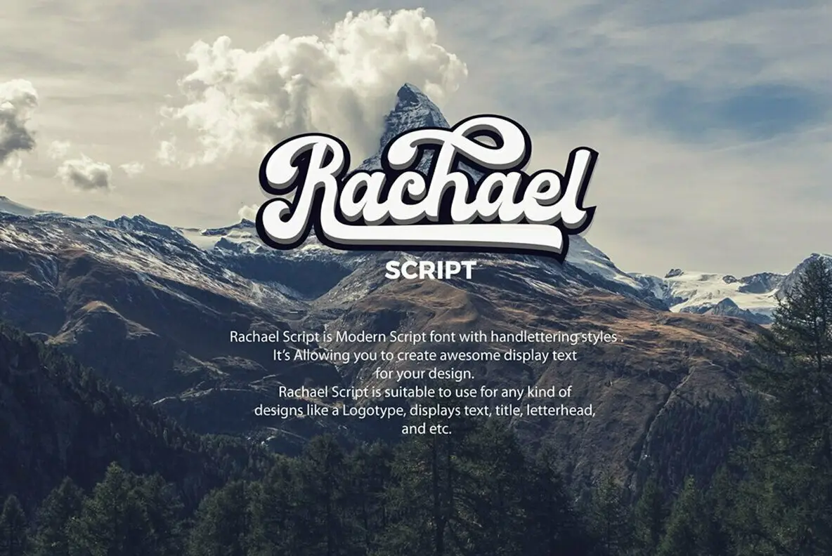 Rachael Script Font - YouWorkForThem