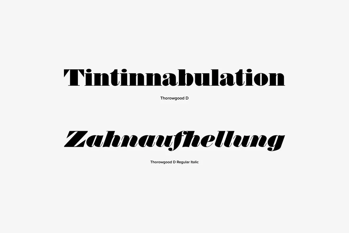 Thorowgood Font - YouWorkForThem