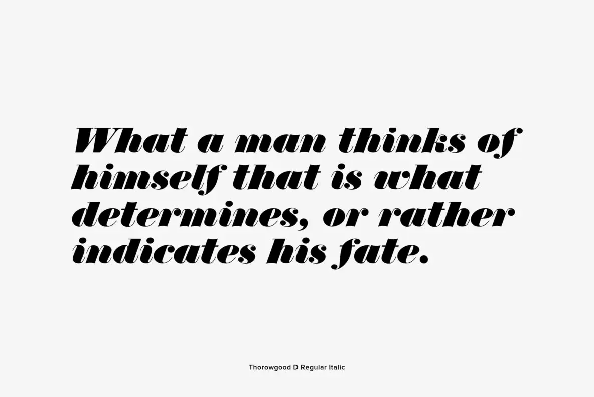 Thorowgood Font - YouWorkForThem