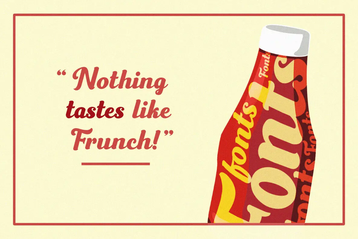 Frunch Font - YouWorkForThem