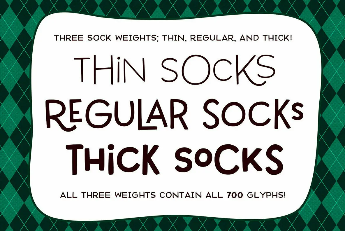 Argyle Socks Font - FontPath