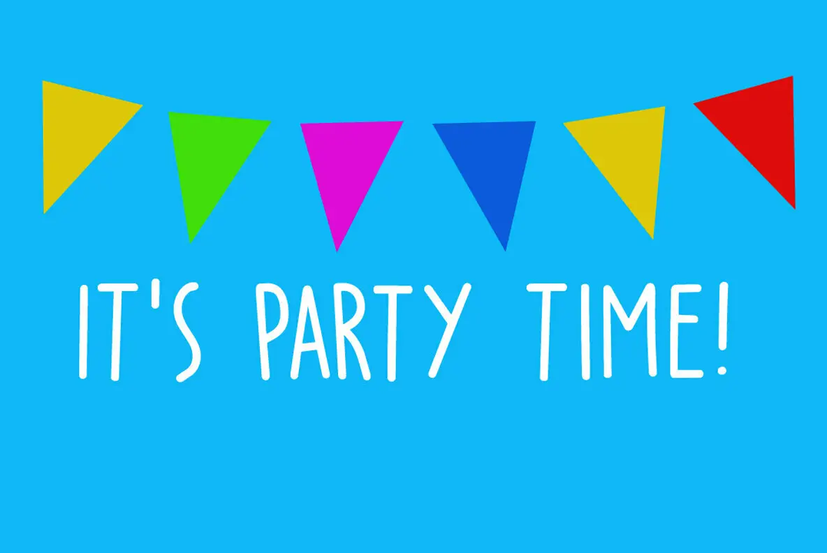 Party Pocket Font - YouWorkForThem