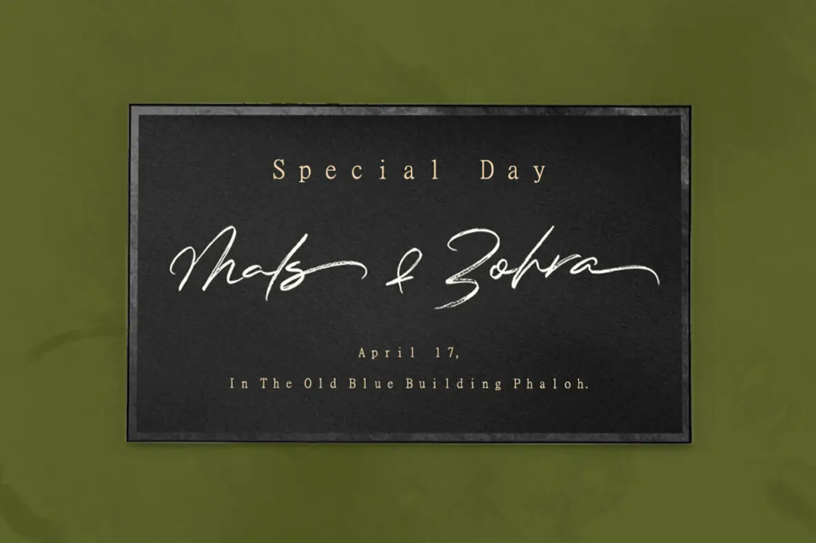 Fragile Script Font - FontPath