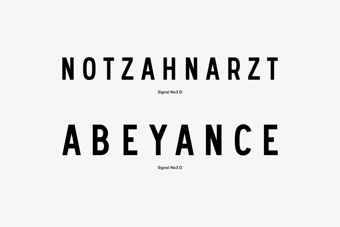 Signal Font - YouWorkForThem