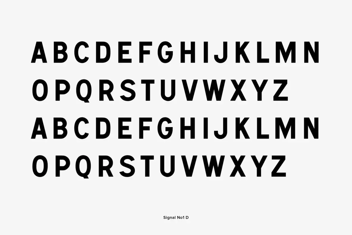 Signal Font - YouWorkForThem