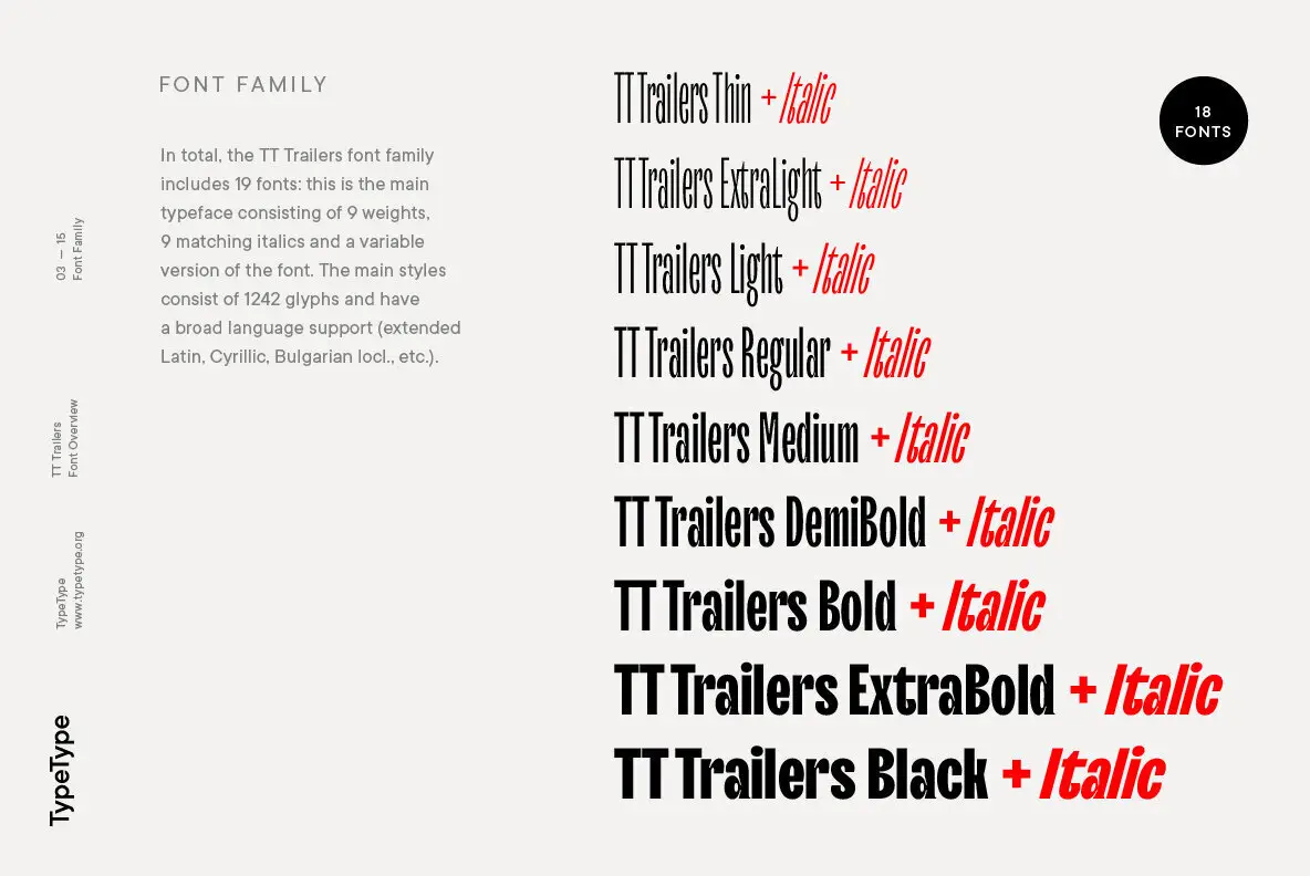 TT Trailers Font - FontPath