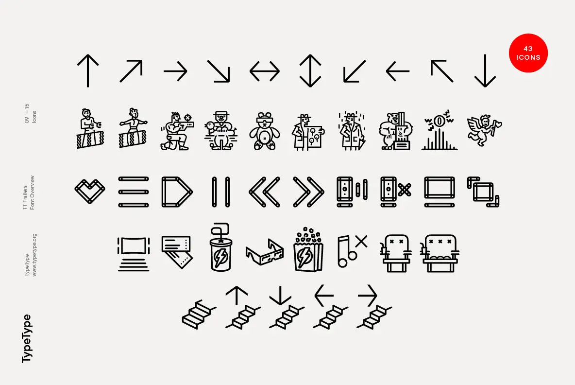 TT Trailers Font - YouWorkForThem