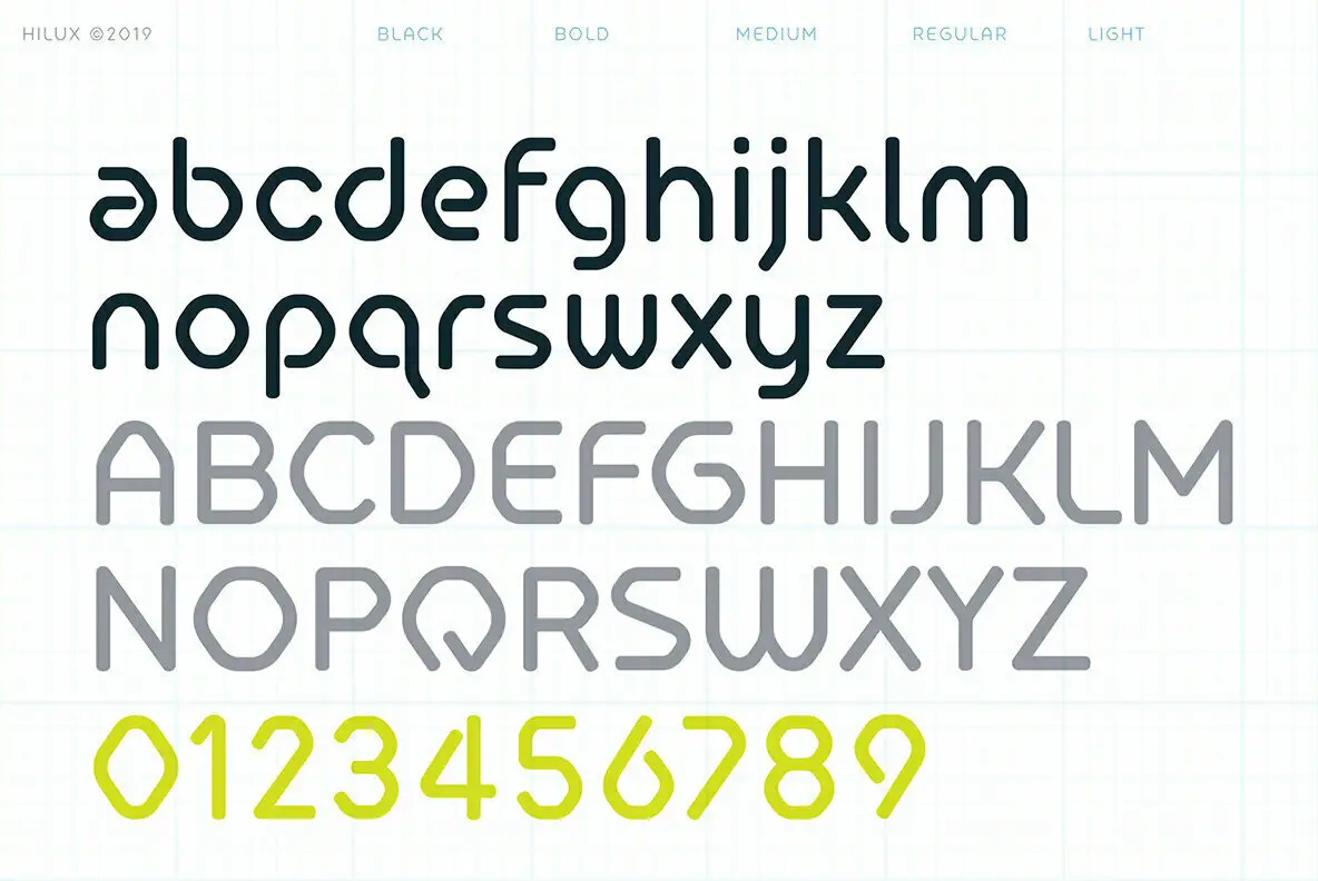 Hilux Font - FontPath