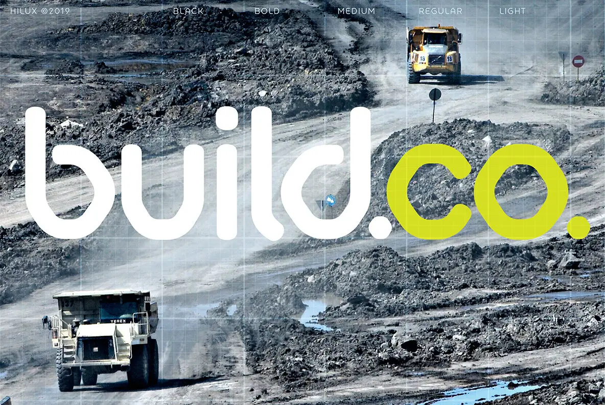 Hilux Font - YouWorkForThem