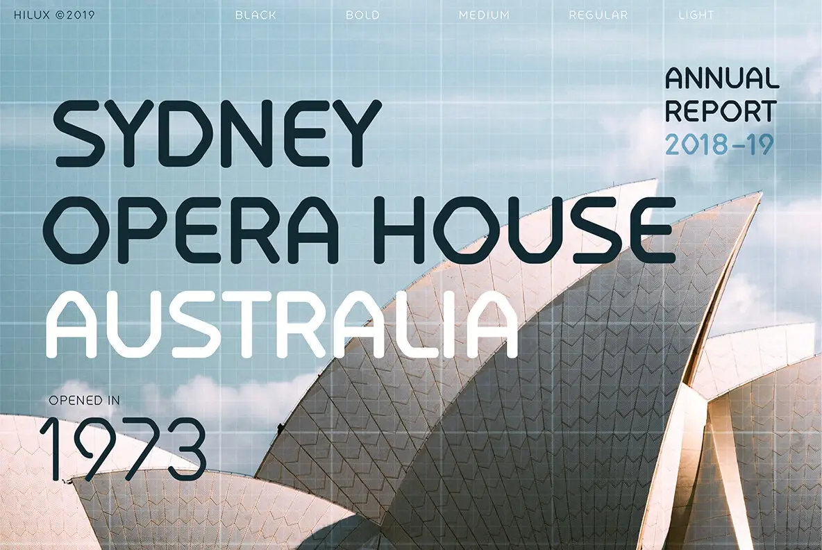 Hilux Font - YouWorkForThem