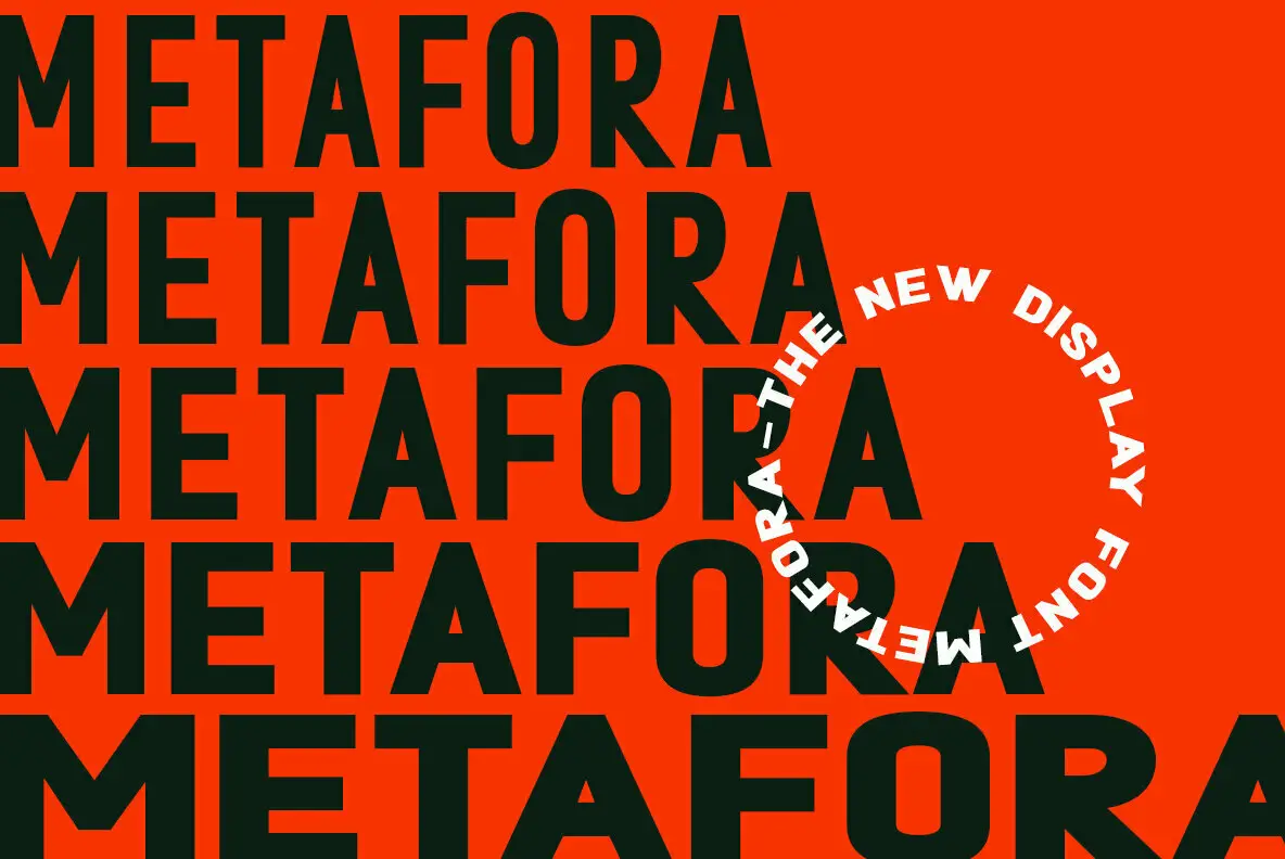 METAFORA Font - YouWorkForThem