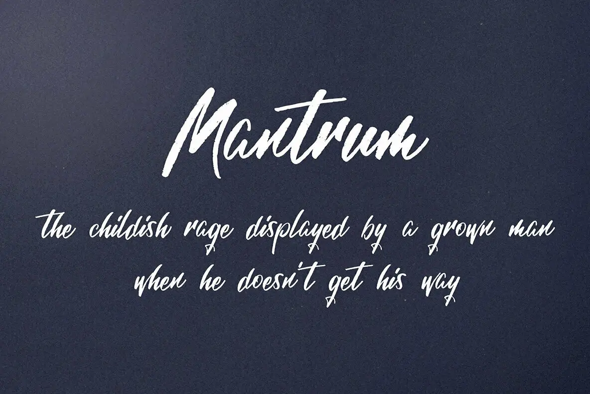 Mantrum Font - FontPath