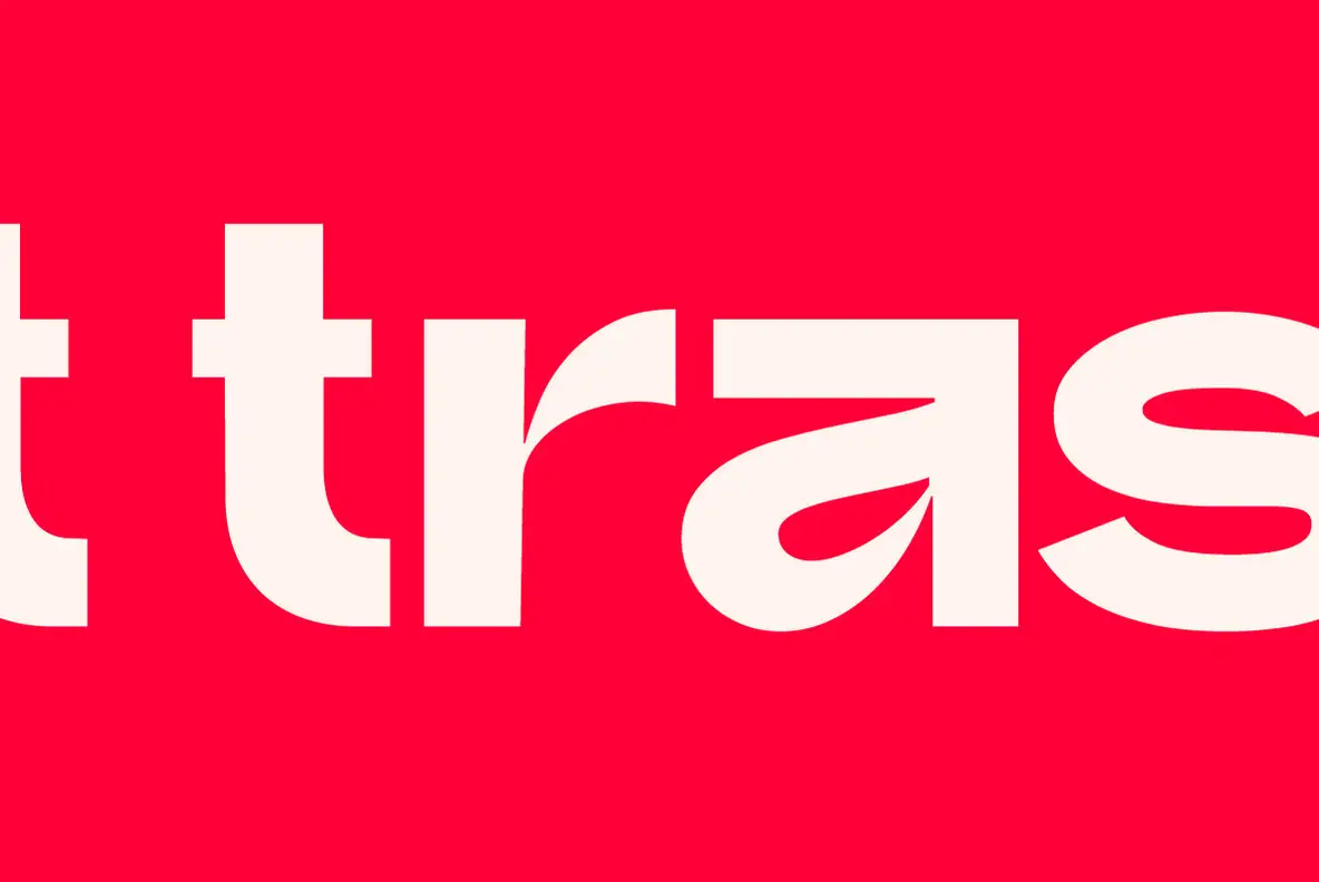 Trash Font - YouWorkForThem