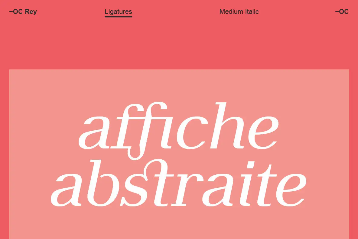 -OC Rey Font - YouWorkForThem