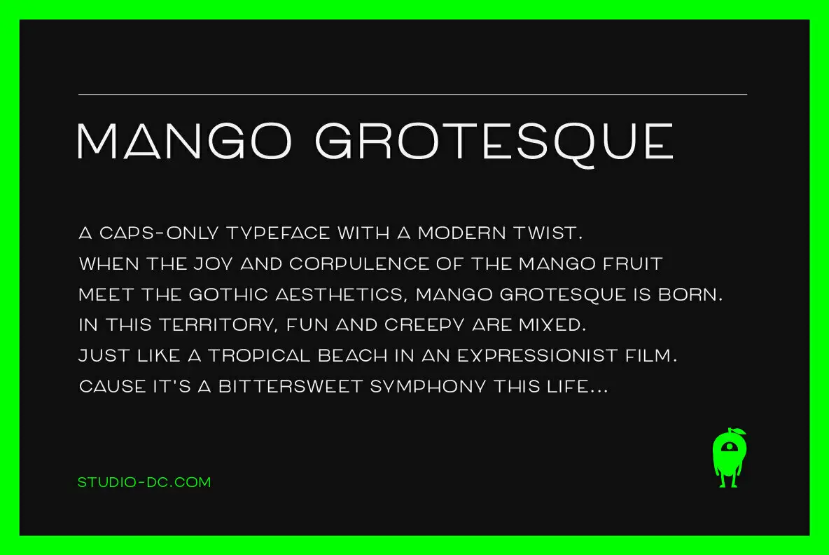 Mango Grotesque Font - FontPath