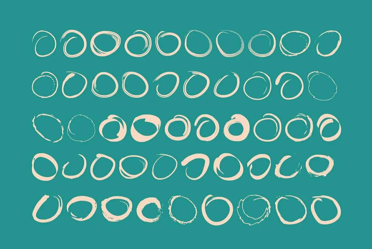 BM Graphics Circles Font - YouWorkForThem