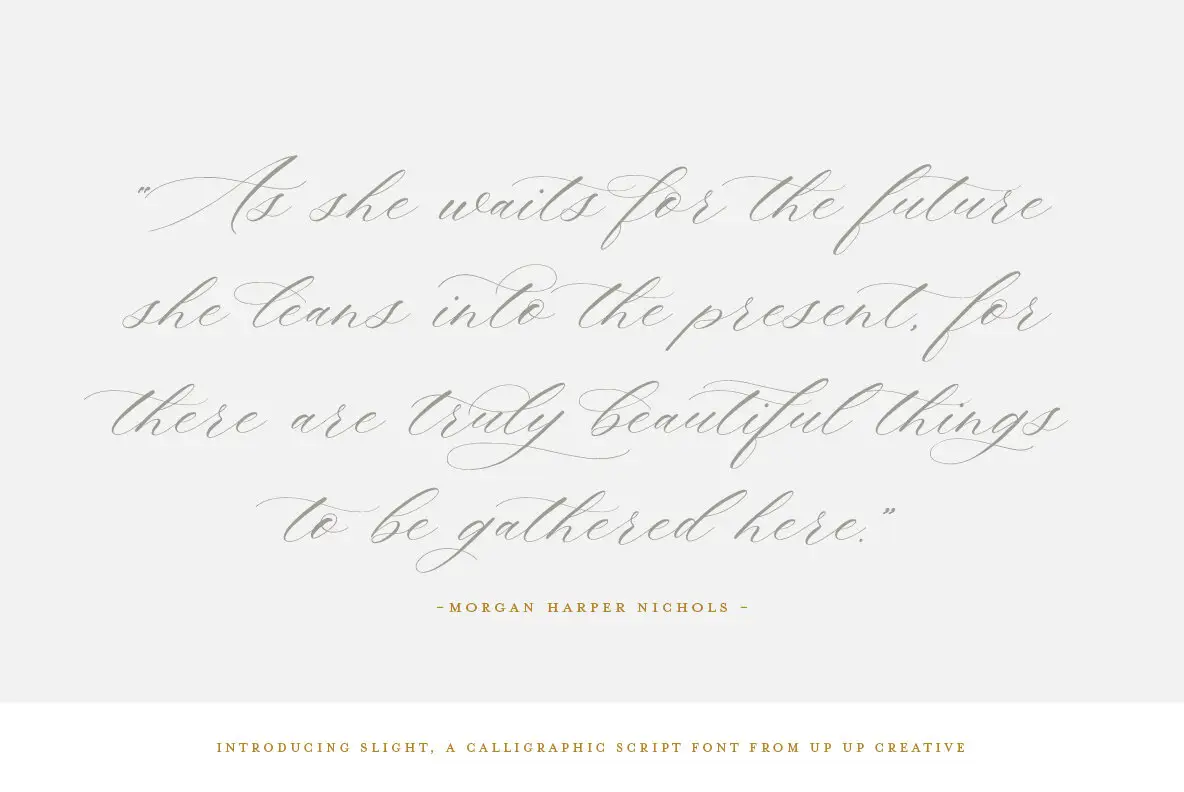 Slight Font - YouWorkForThem