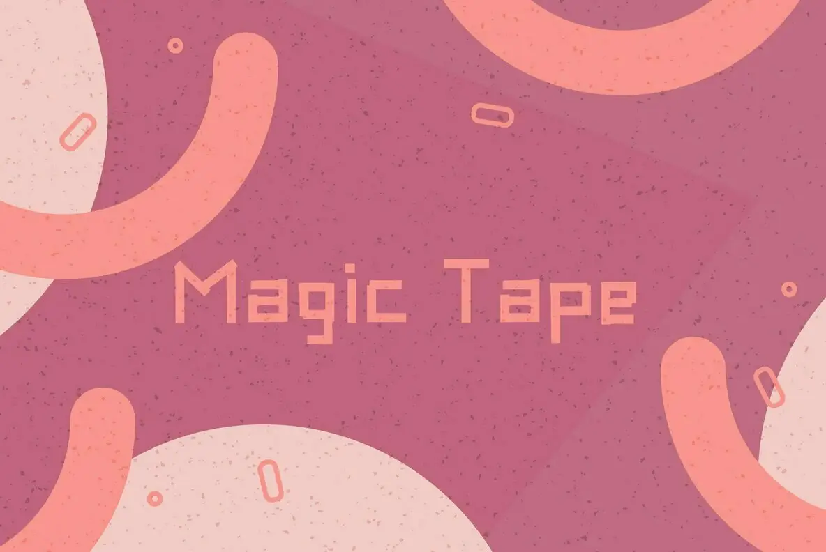 Magic Tape Font - FontPath