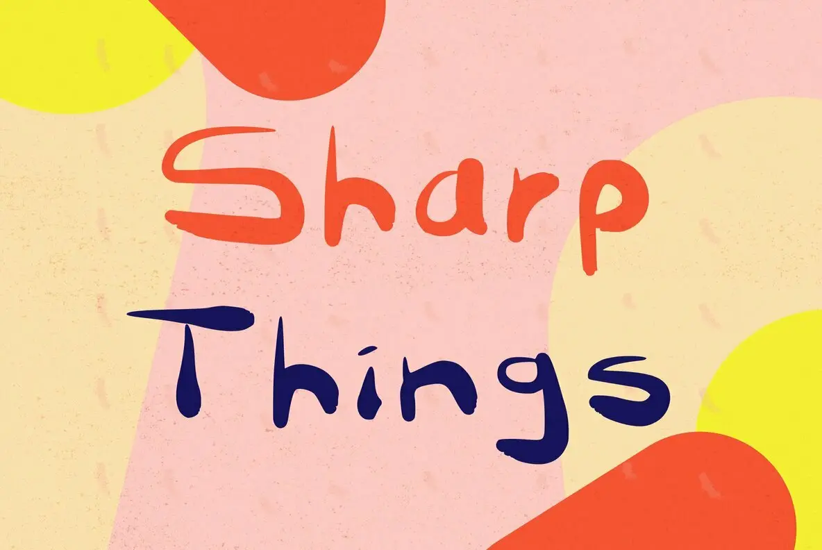 Sharp Things Font - YouWorkForThem