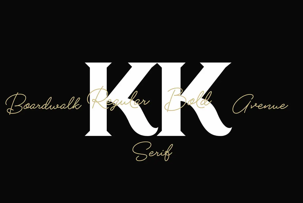 Boardwalk Avenue Font - YouWorkForThem