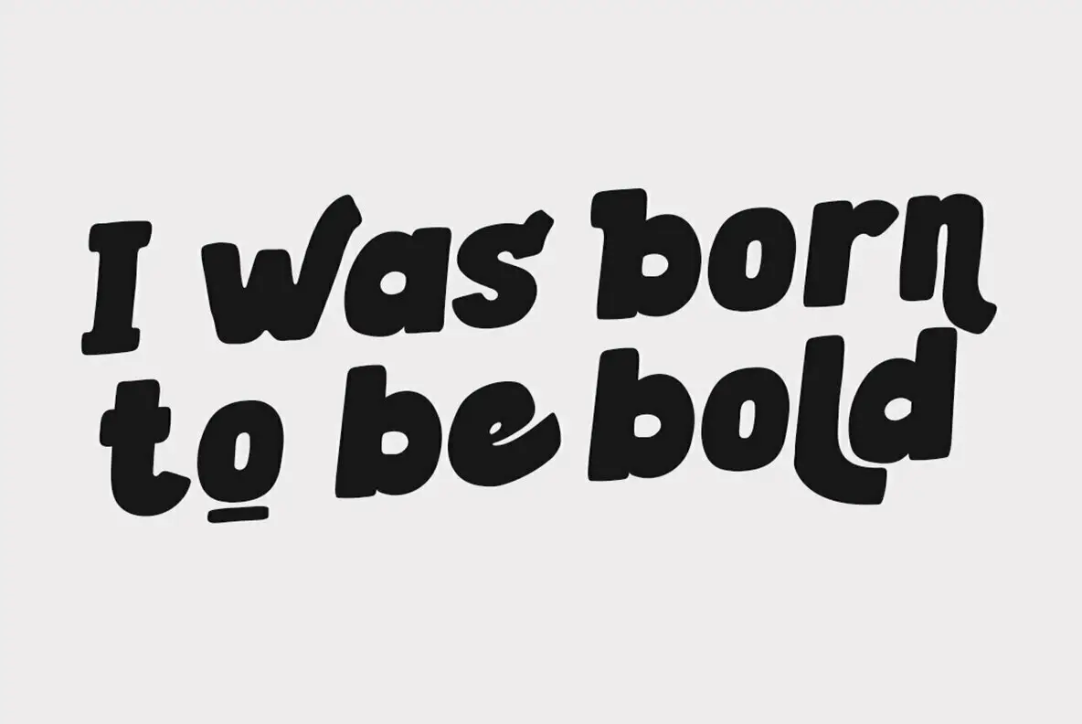 BE BOLD Font - YouWorkForThem