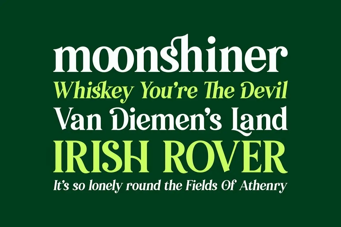 Pioggia Font - YouWorkForThem