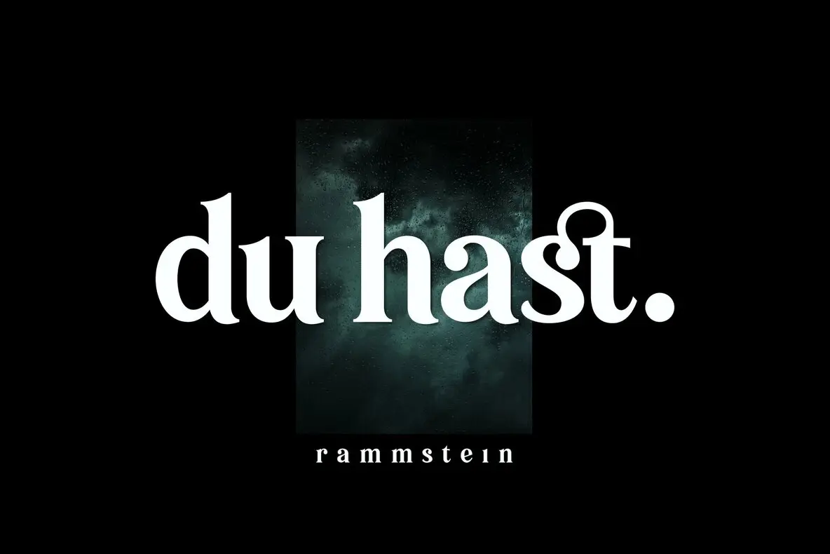 Pioggia Font - YouWorkForThem