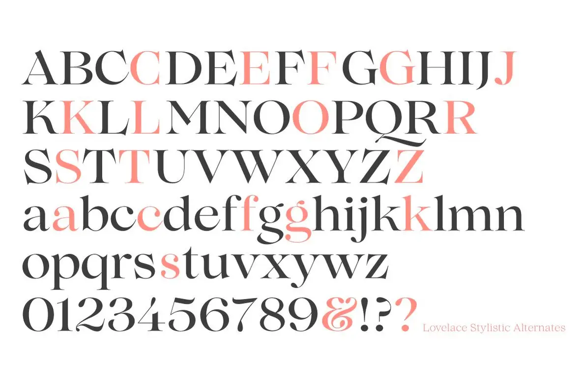Lovelace Font - FontPath