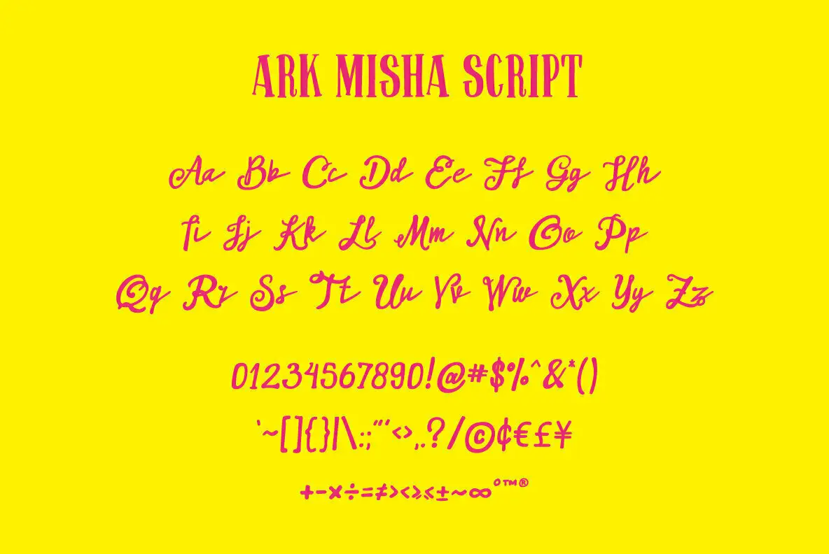ARK Misha Font Duo Font - FontPath