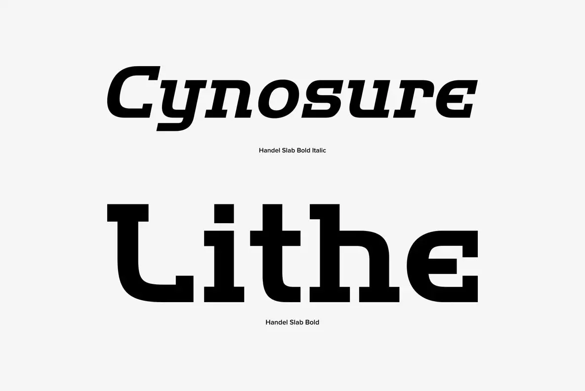 Handel Slab Font - YouWorkForThem