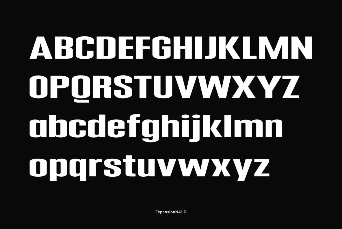 Expansion Font - YouWorkForThem