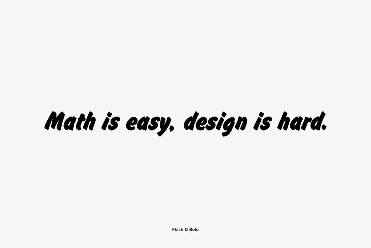 Flash Font - YouWorkForThem