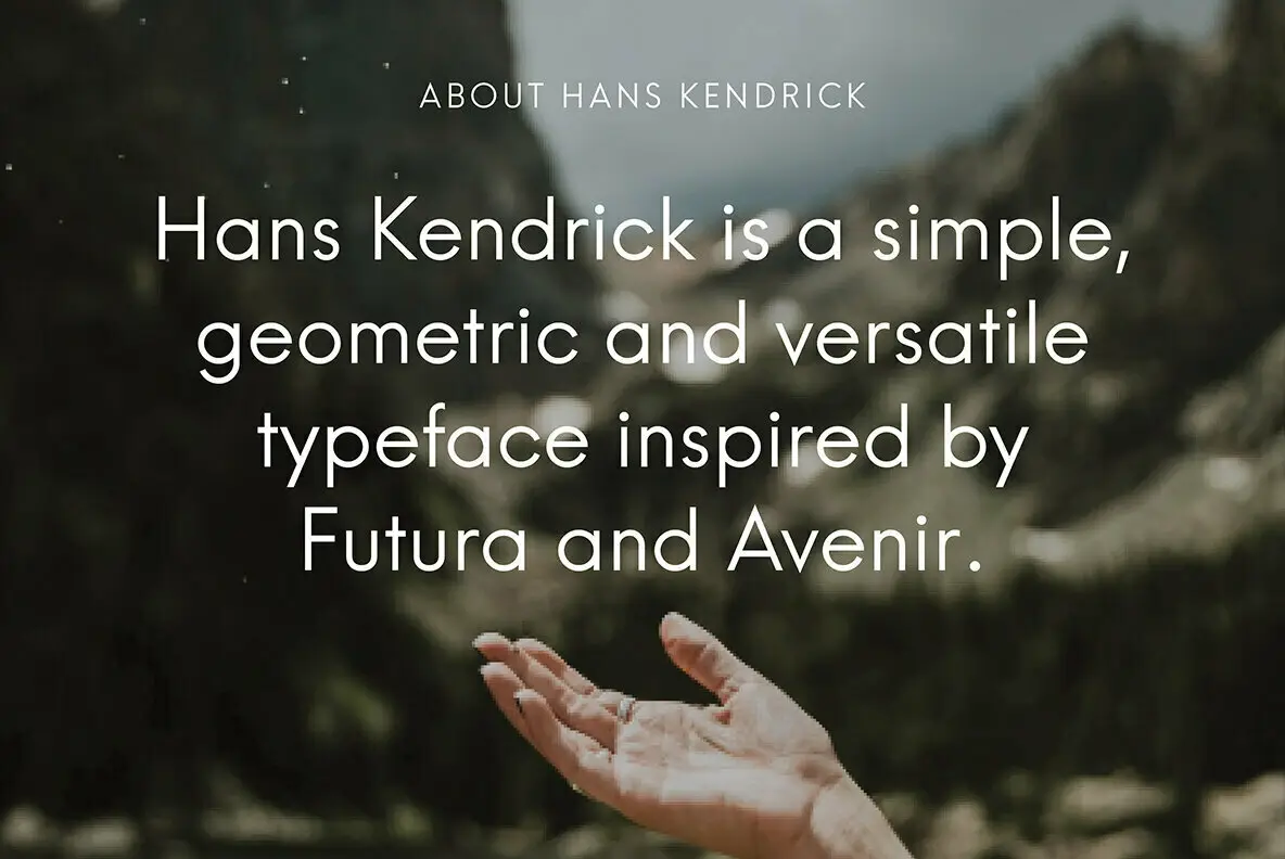 Hans Kendrick Font - YouWorkForThem