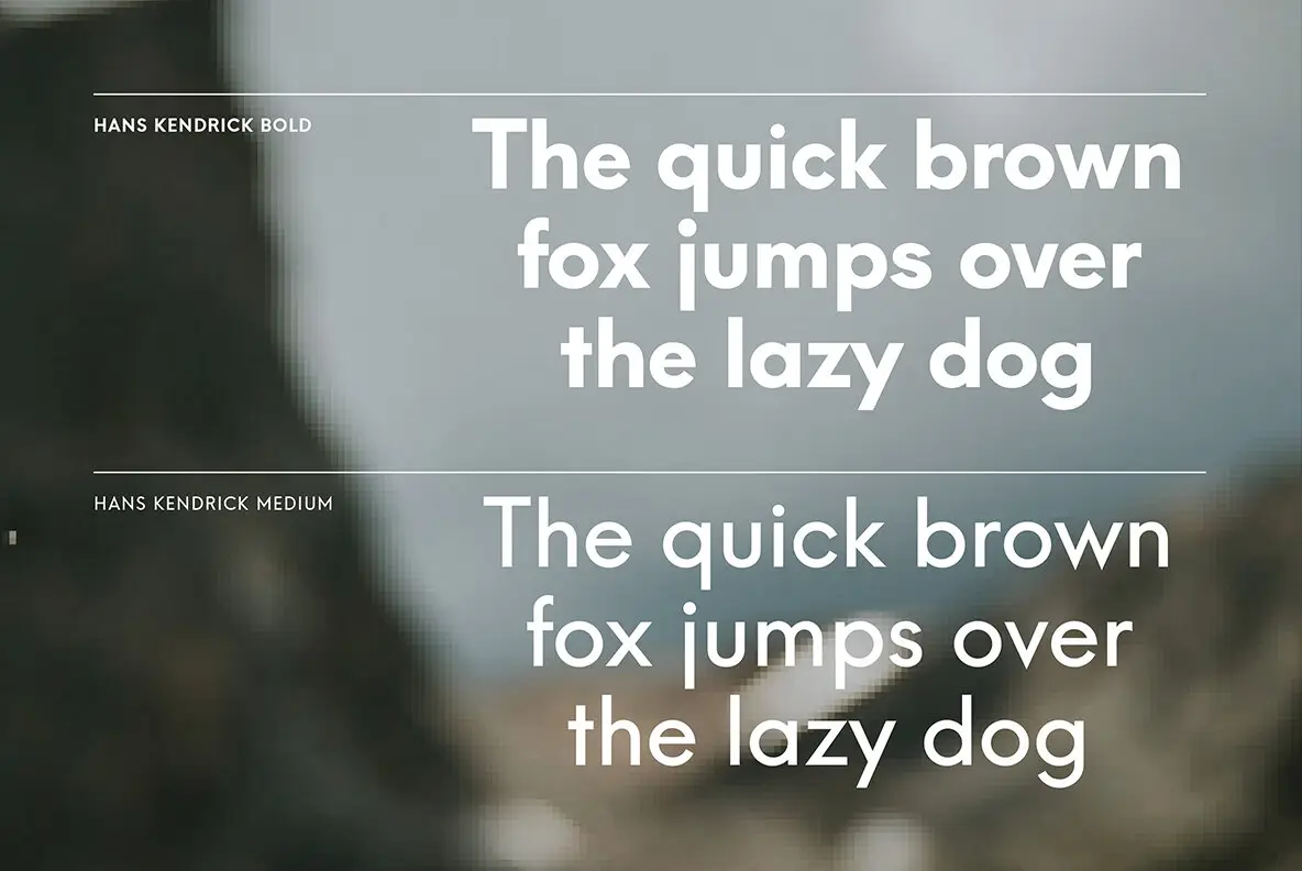 Hans Kendrick Font - YouWorkForThem