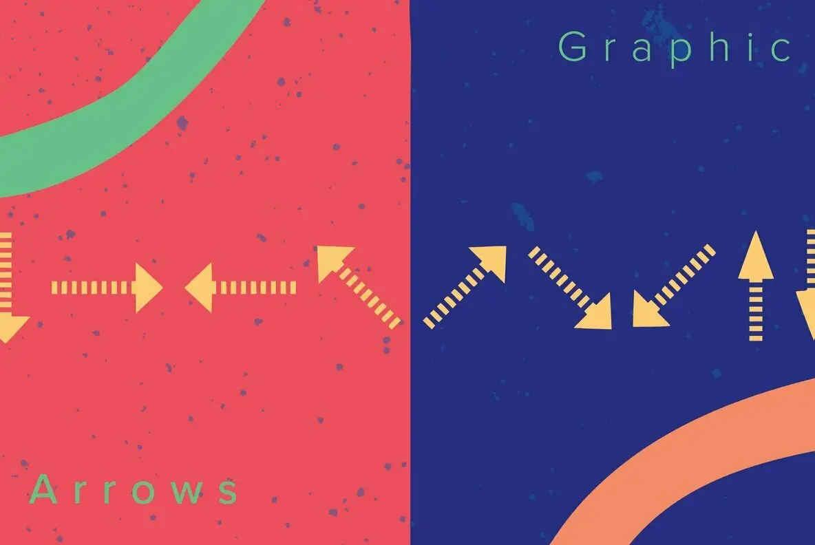 Graphic Arrow Font - FontPath