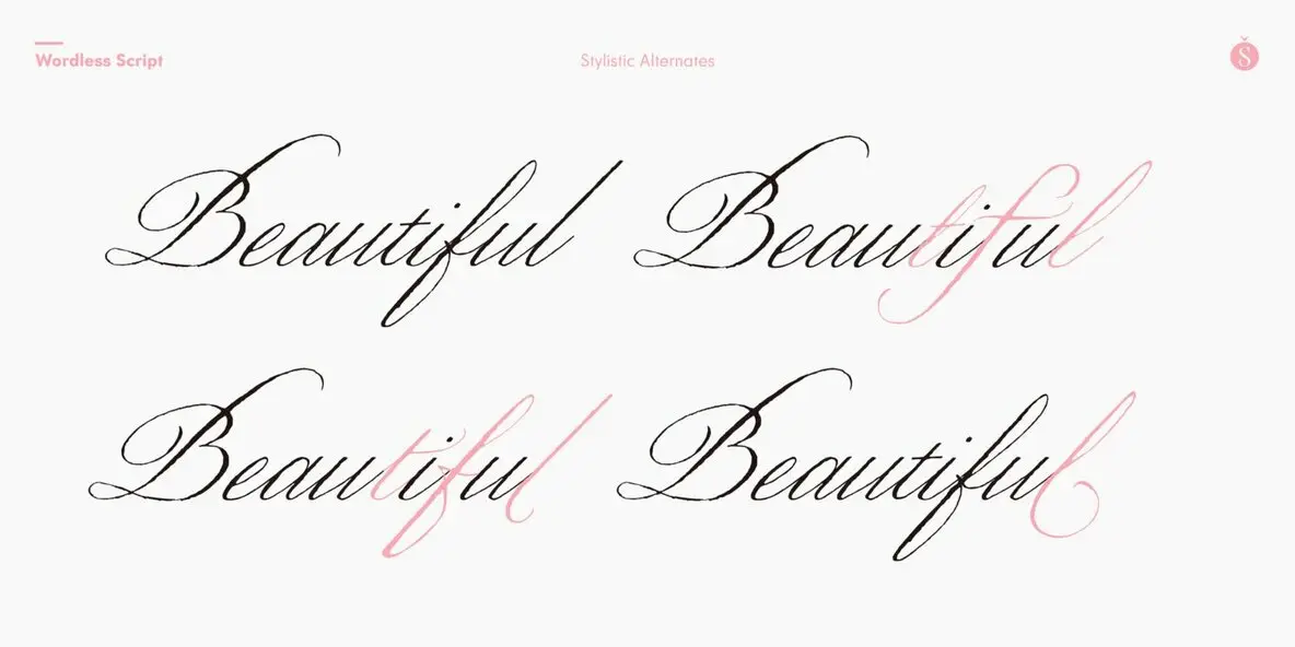 Wordless Script Font - YouWorkForThem