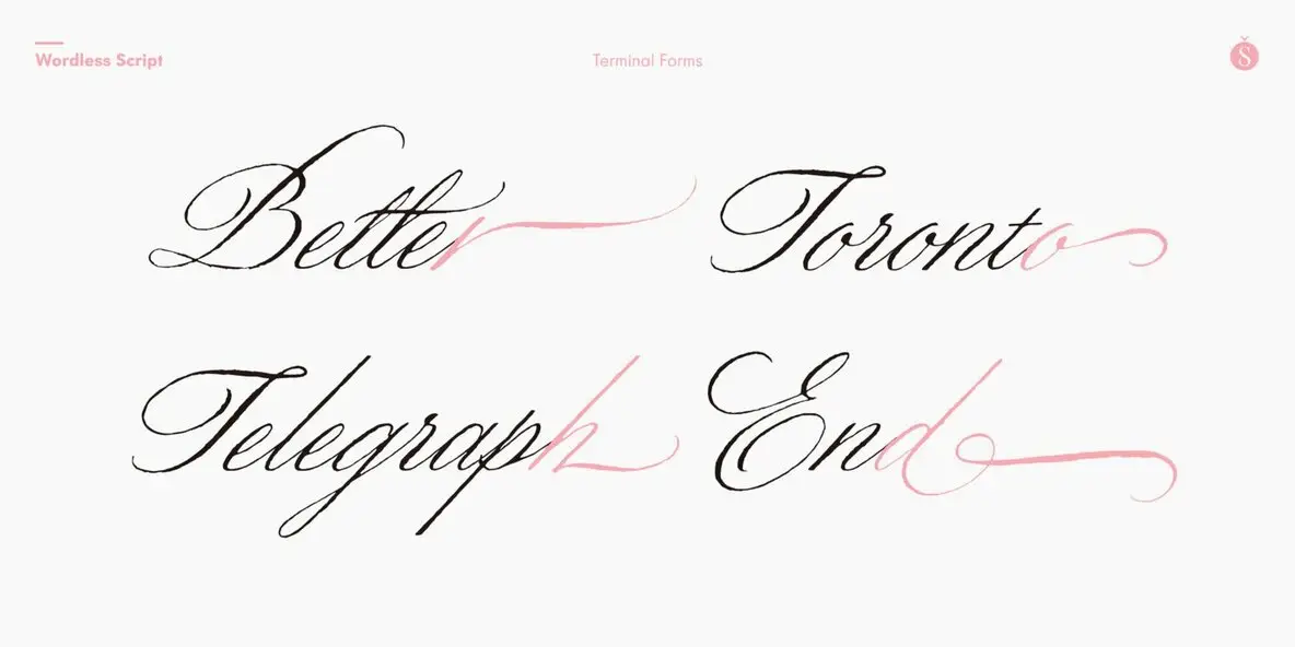 Wordless Script Font - YouWorkForThem