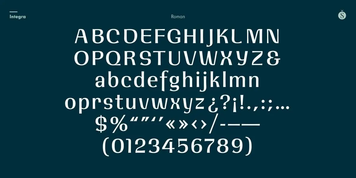 Integra Font - YouWorkForThem