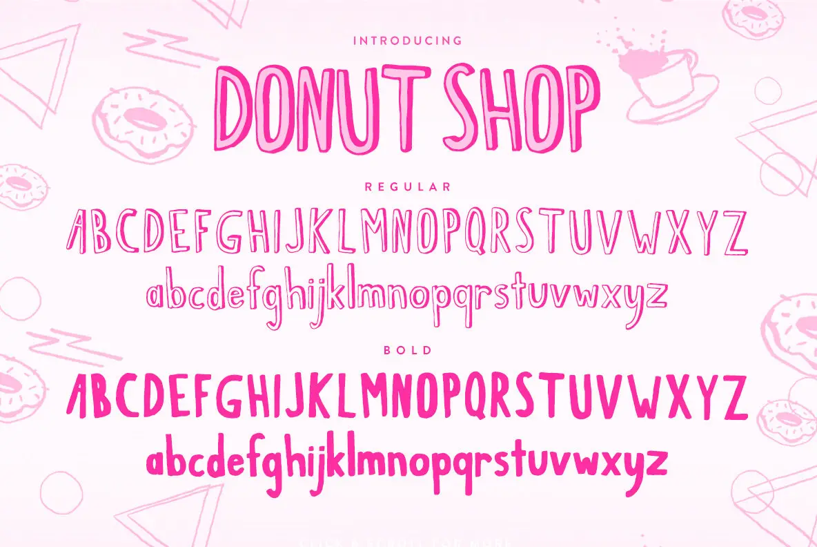 Donut Shop Font - FontPath